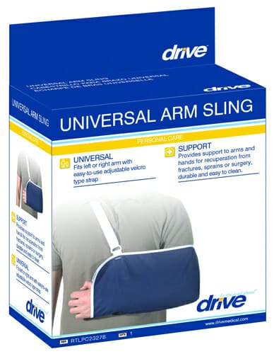 DRIVE Medical Universal Arm Sling – Supports Injured Or Post-Operative ...