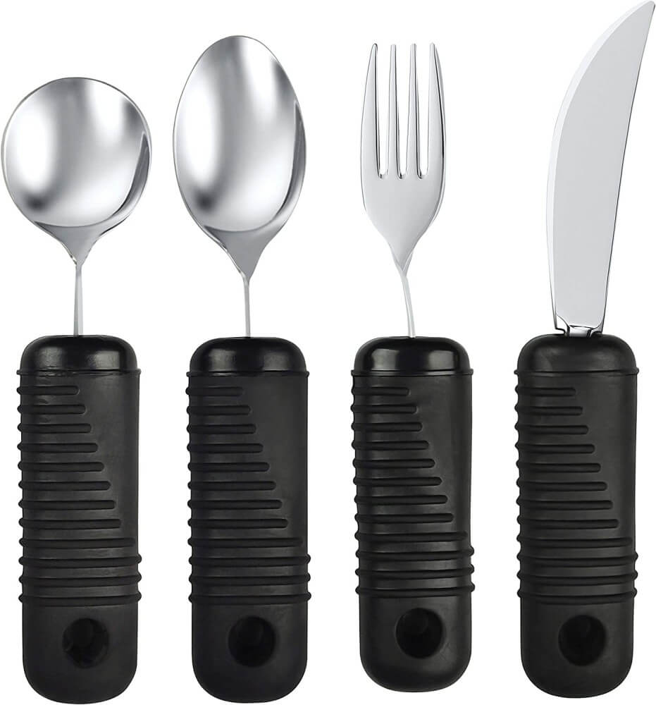 Blue Jay Big Grip Utensil Set – Make Eating Easier For Weak Grip ...
