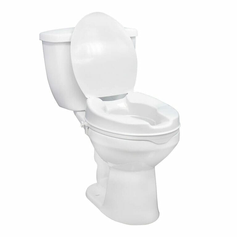 Drive Medical Premium Toilet Seat Riser With Removable Arms – (Standard ...