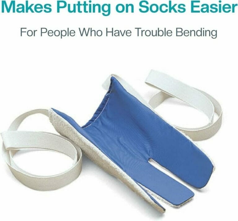 Maddak Deluxe Flexible Sock Dressing Aid – Makes Putting On Socks Easier