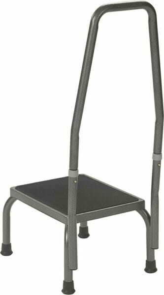 Drive Medical Foot Stool With Handrail, 300 Lbs Weight Capacity | Aids ...