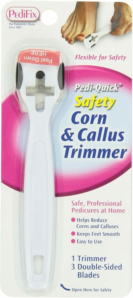 PediFix Pedi-Quick Safety Corn And Callus Trimmer – Reduces Corns And ...