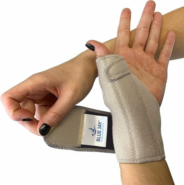 BLUE JAY Adjustable Thumb Support With Stabilizing Stay – Immobilizes ...