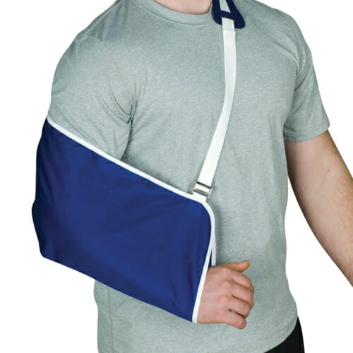 BLUE JAY Arm Sling With Shoulder Comfort Pad – Helps Speed Up Injured ...