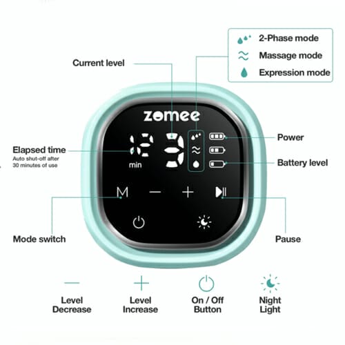 Zomee Z2 Double Electric Breast Pump – Pain-Free, Comfortable And ...