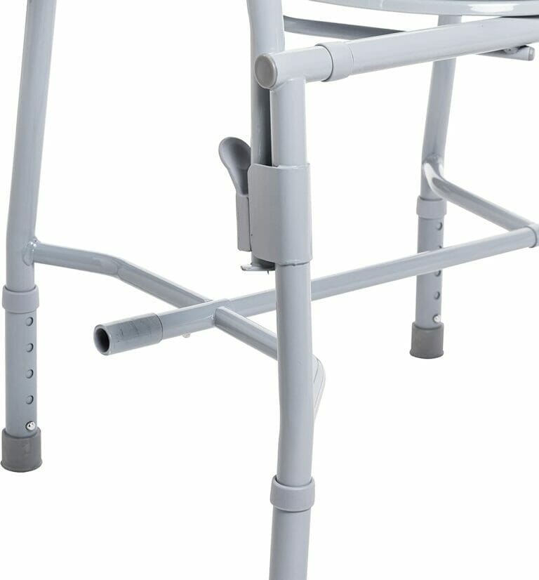 Drive Medical K. D. Deluxe Steel Drop-Arm Commode – Allows Safe And ...