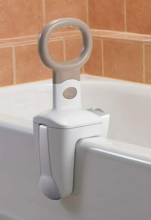 Moen Adjustable Tub Grip With Secure Lock, 350 Lb Weight Capacity ...