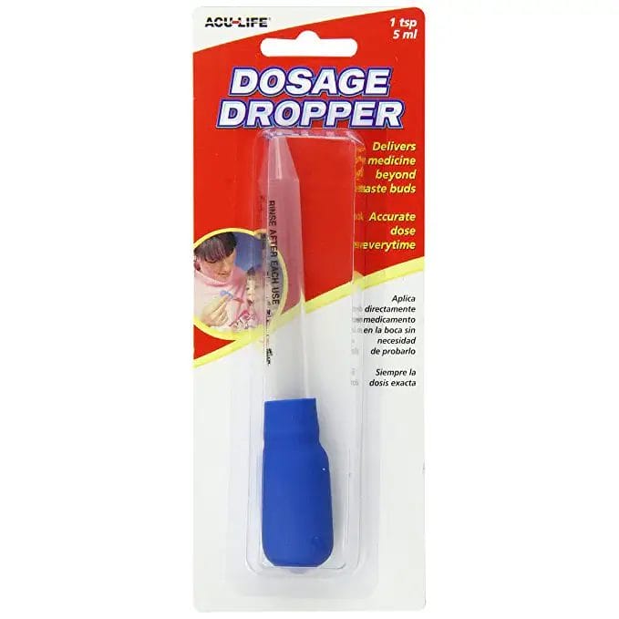 Acu-Life Dosage Dropper (1 Teaspooon/5 Ml) – Delivers Accurate Medicine ...